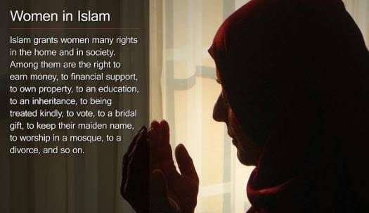 women's proper right in Islam